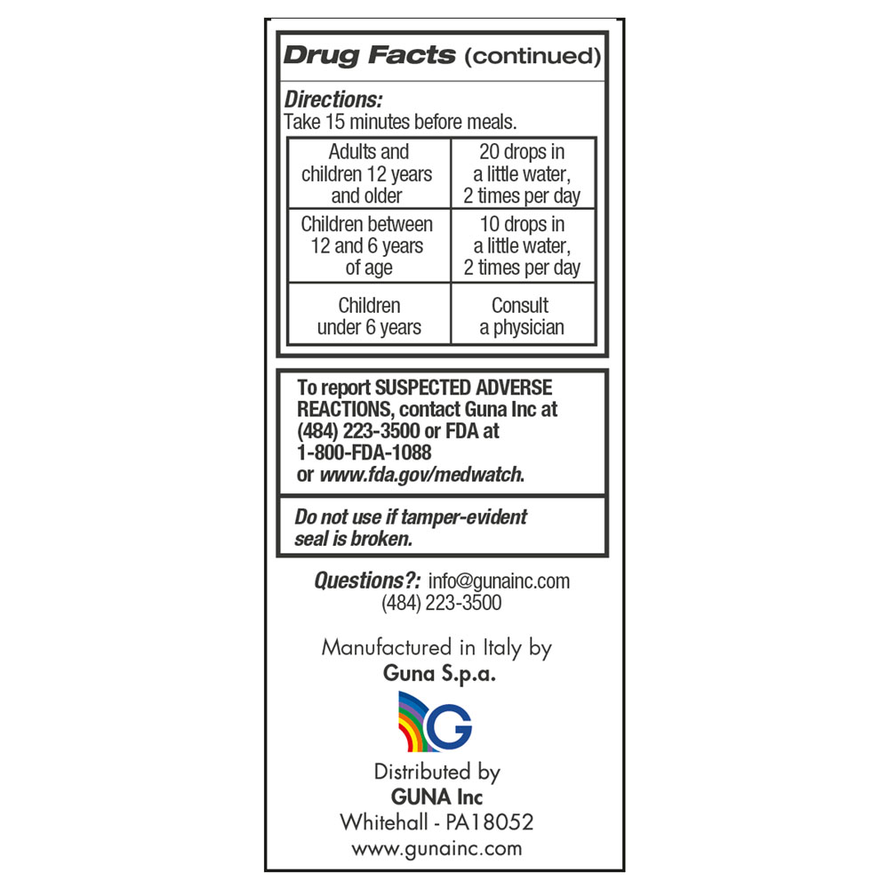 GUNA-BOWEL PLUS — Full Spectrum Energy Medicine