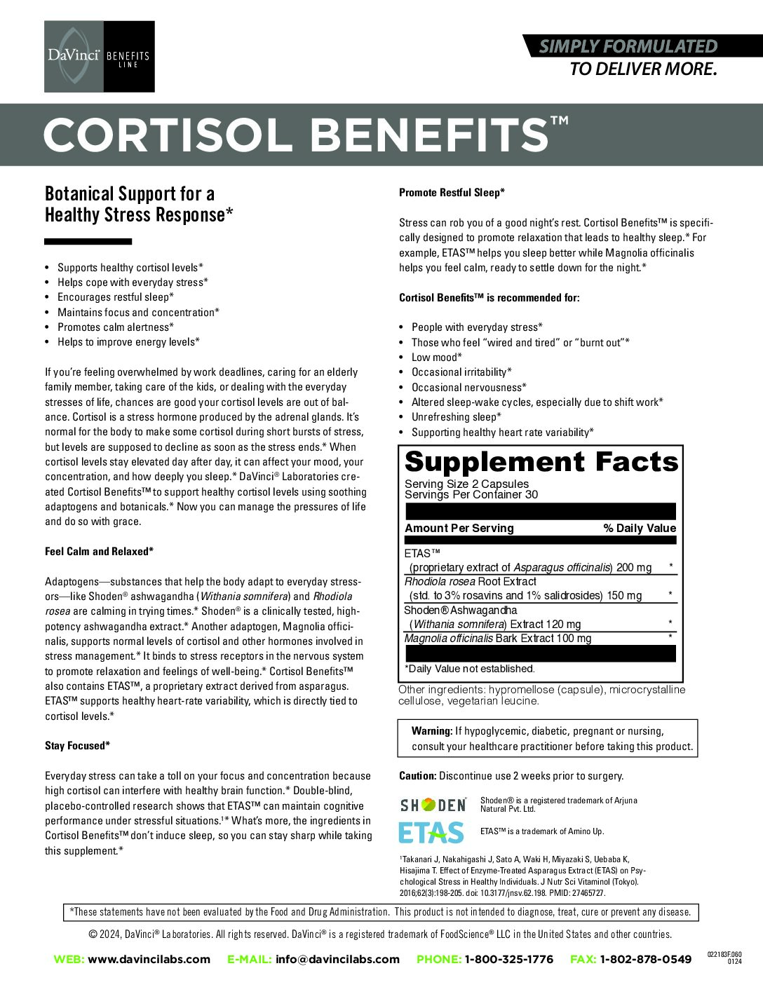 Cortisol Benefits — Full Spectrum Energy Medicine